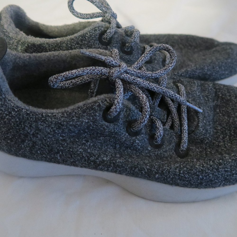 Allbirds Men's Wool Runners Natural Grey/Grey Sole Co… - Gem